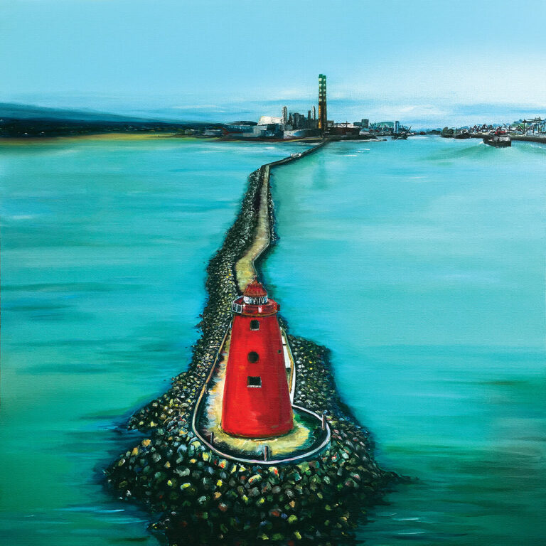 Poolbeg Lighthouse, Great South Wall Walk - helenmathewsart.ie