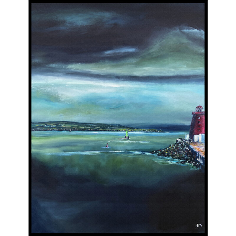 XXL Howth Head and Poolbeg Lighthouse, Dublin - helenmathewsart.ie